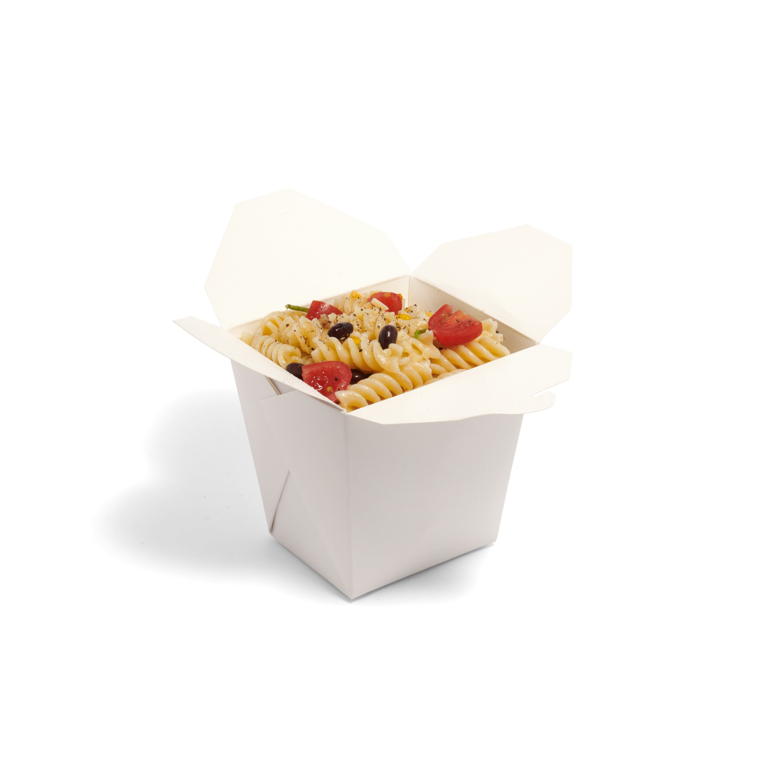 750ml (26oz) White Square Food Pail - 450pk