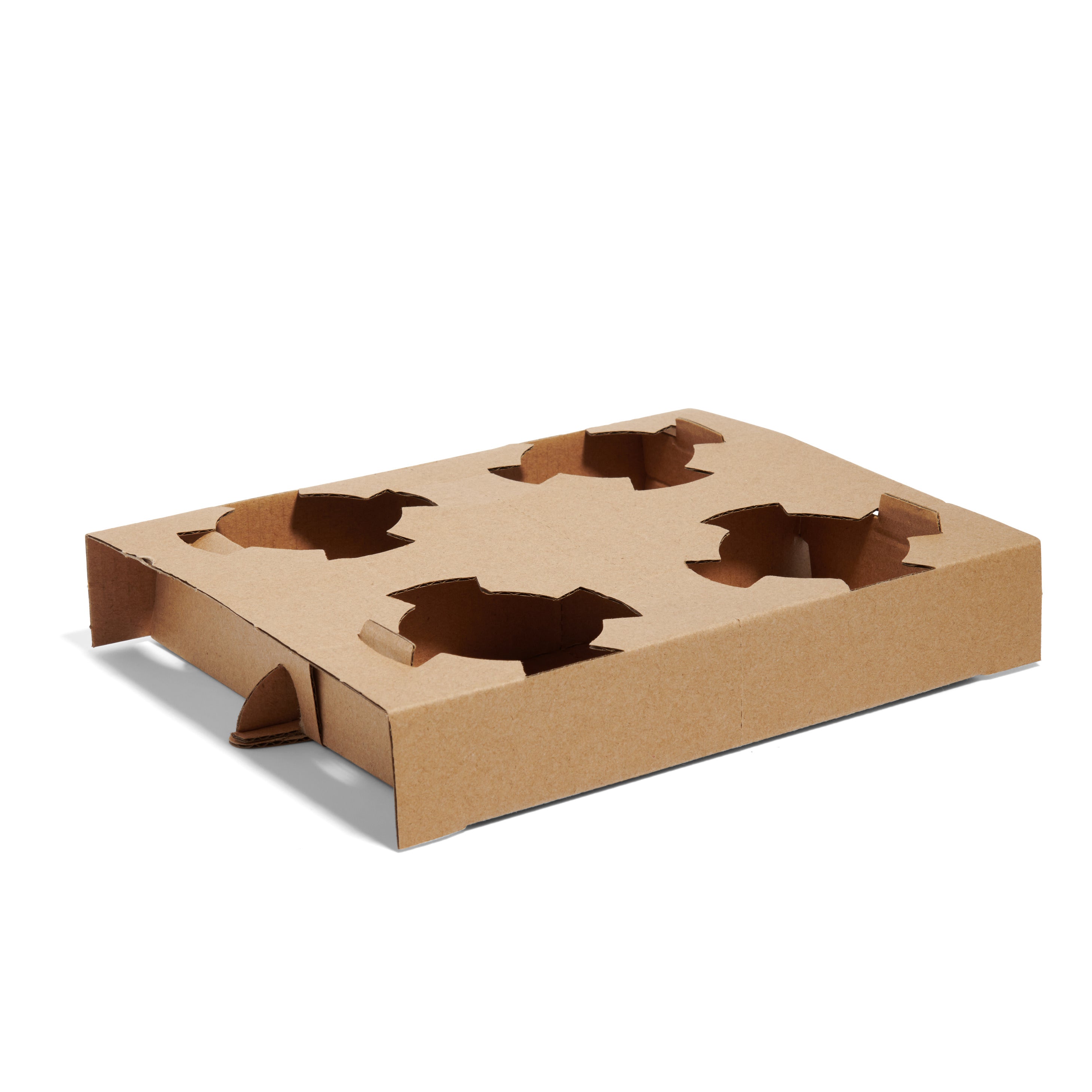 4 Cup Paper Corrugated Carry Tray - 400pk